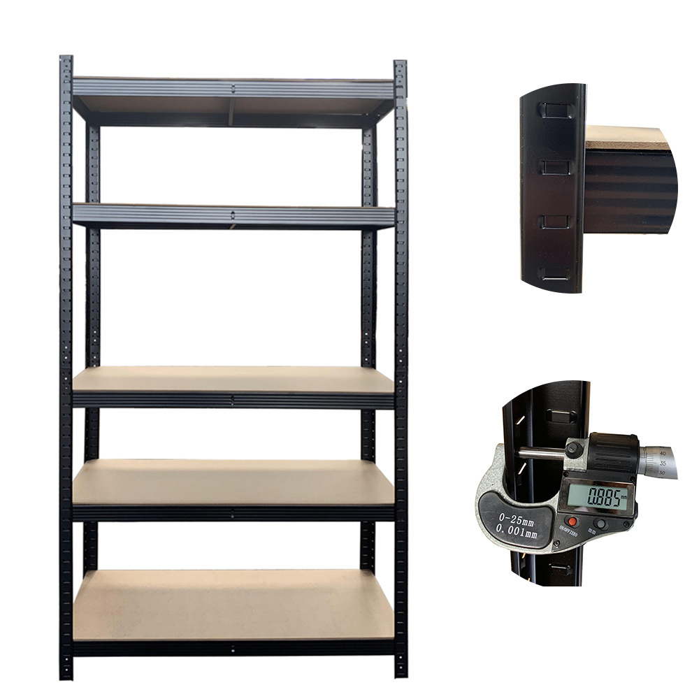 Stainless Steel Shelving Unit 5 Tier Industrial Boltless Heavy Duty ...