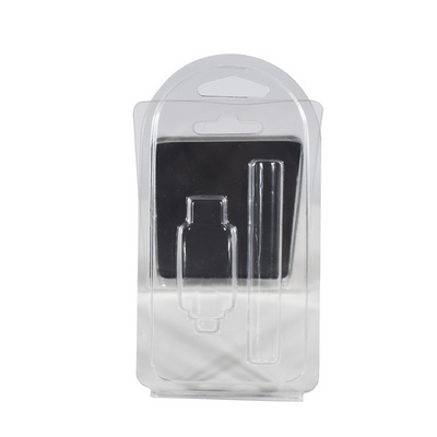 Stock PET PVC clear clamshell packs cartridge 1g cart clam shell blister packaging for syringe BestSuppliers