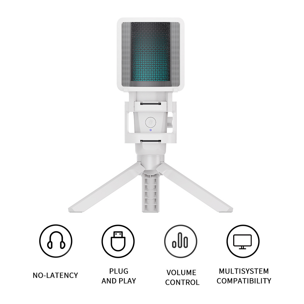 2024 Wired Desktop Microphone Professional Gaming and Podcast Recording ...