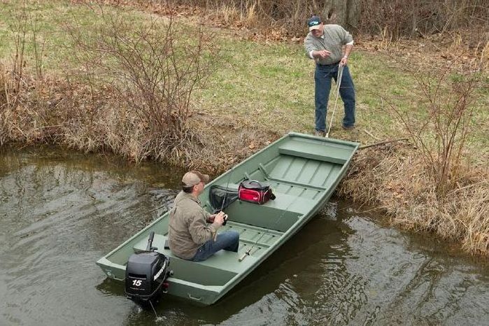 Small Cheap Aluminum All Welded Fishing Jon Boat With Paddle For Sale ...