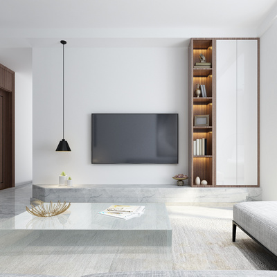 New Design Luxury Modern Home Entertainment Wall Unit Meuble Tv Stand Tv Cabinet with fireplace BestSuppliers