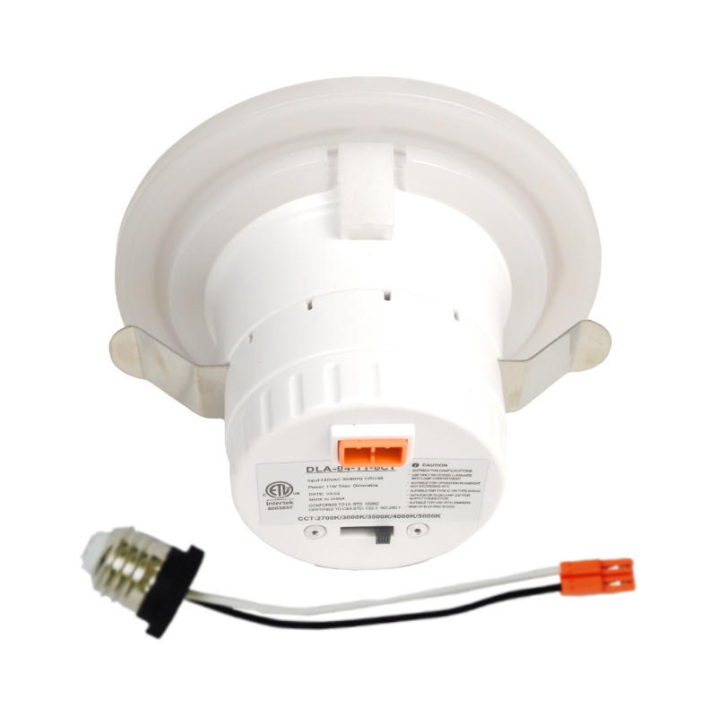 4 inch 5CCT LED Recessed Lighting with Night Light, Can Lights with ...