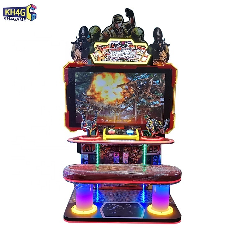 Coin operated 42 inch aliens shooting arcade game machine for adults ...