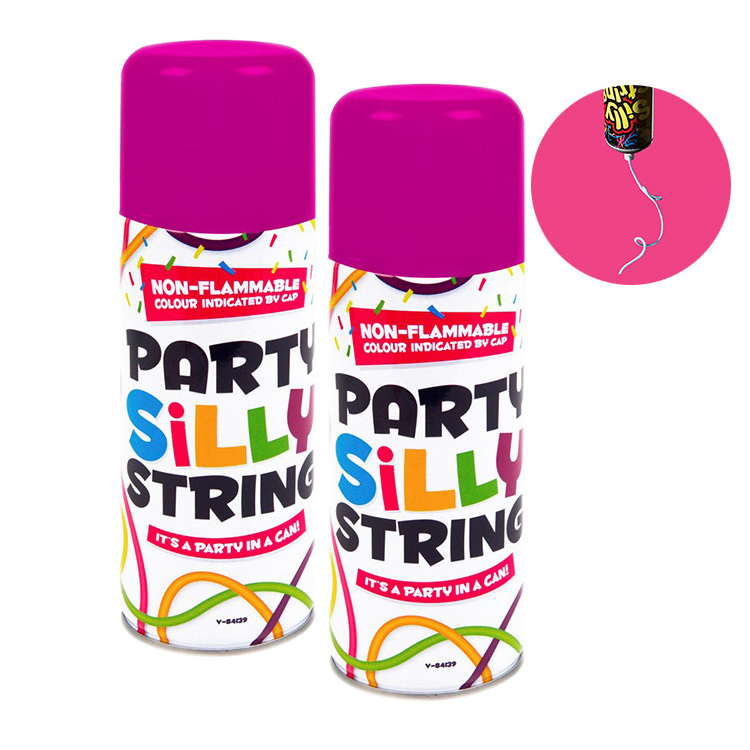 Party Streamer Spray Silly String - Assorted Colors | Bestsuppliers.com