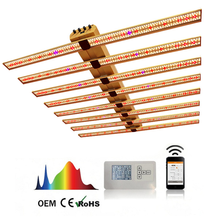 Tunable spectrum 900w Dimming Grow Lights Greenhouse Waterproof IP65 ...