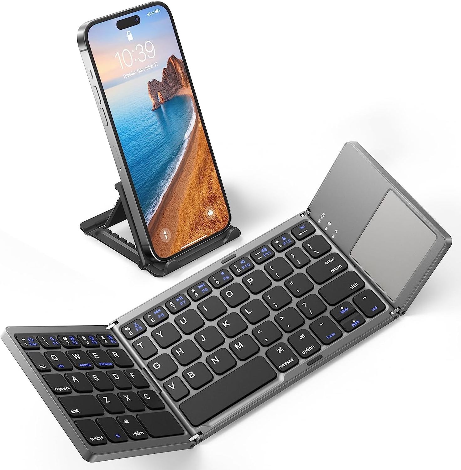2023 Type C B033 Shortcut Mini Wireless Portable Bluetooth Folding ...