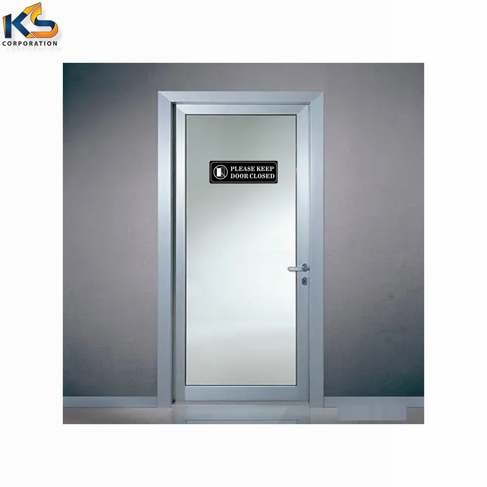 Custom Please Keep Door Closed - Black & White Vinyl Sticker Decals for ...