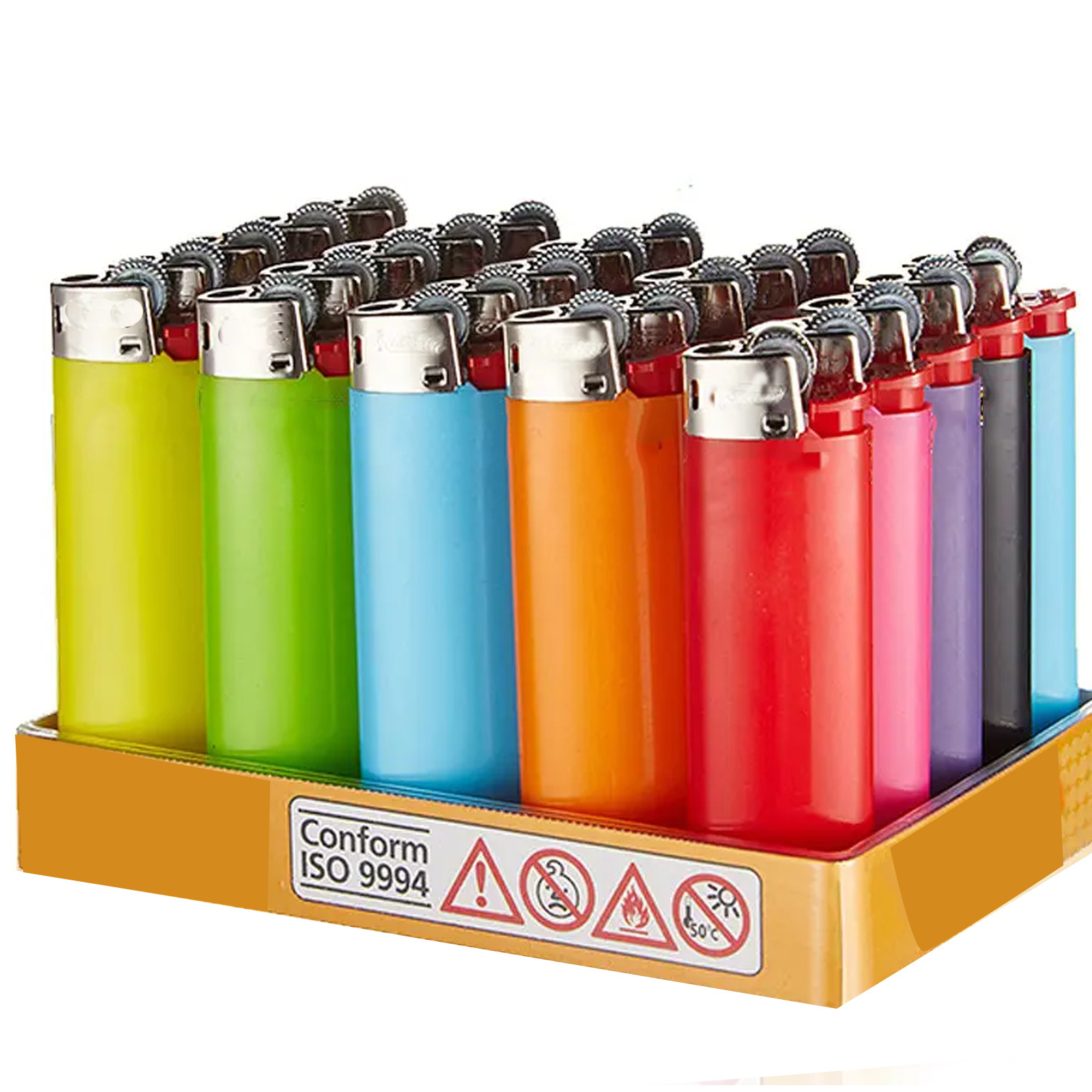 Authentic French brand Flint wheel lighter j5 plastic disposable gas ...