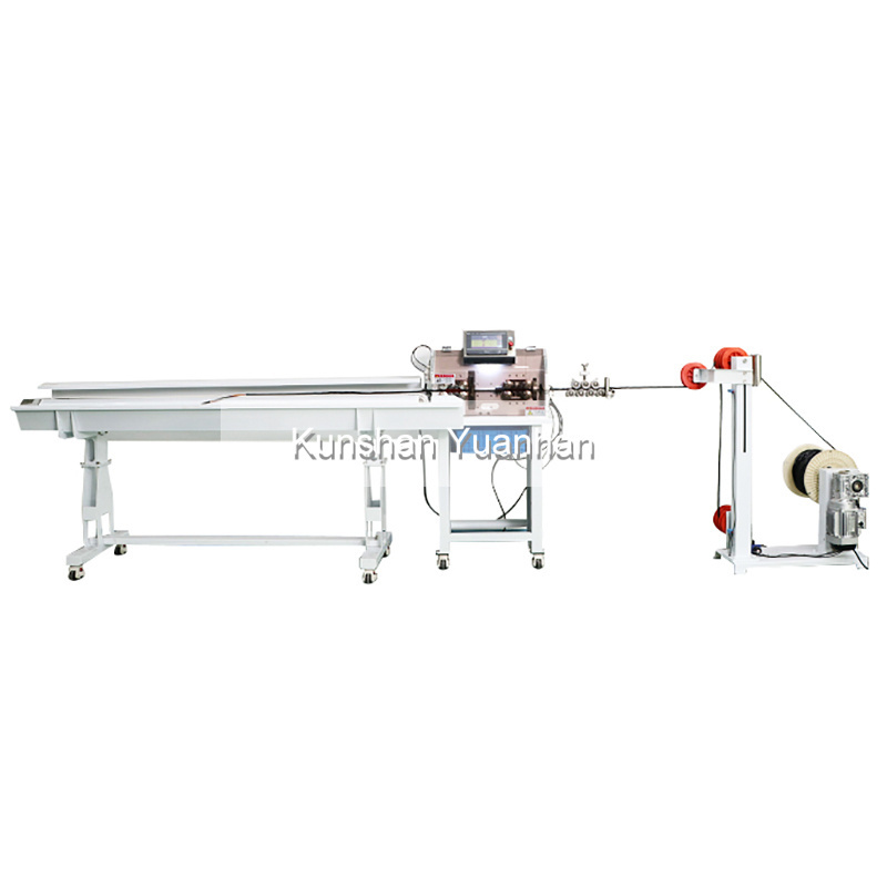 Automatic Wire Cutting Stripping Machine Wire Take up machine ...