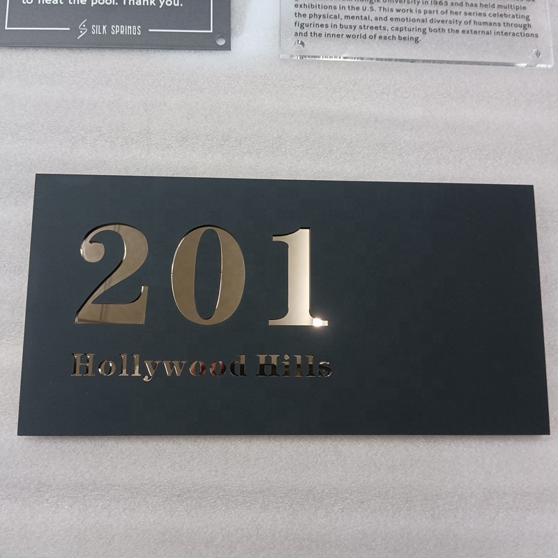 Kexian Manufacture Customized Door Plates Address Plaques Street Number ...