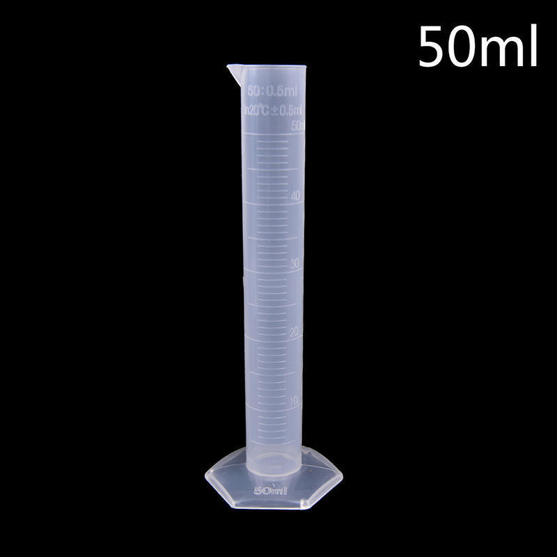 Clear 5ml 10ml 25ml Small PP Plastic Measuring Cylinder with Spout ...