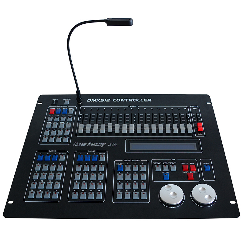 New Sunny 512 DMX Controller Stage Light DMX 512 Master Console For XLR ...