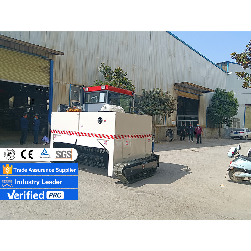 LANE Chicken Manure Mobile Compost Turner Machine Compost Mixer Handle ...