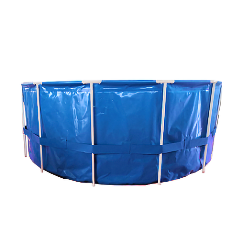 500L Small Size Portable Metal frame swimming pool round steel frame ...