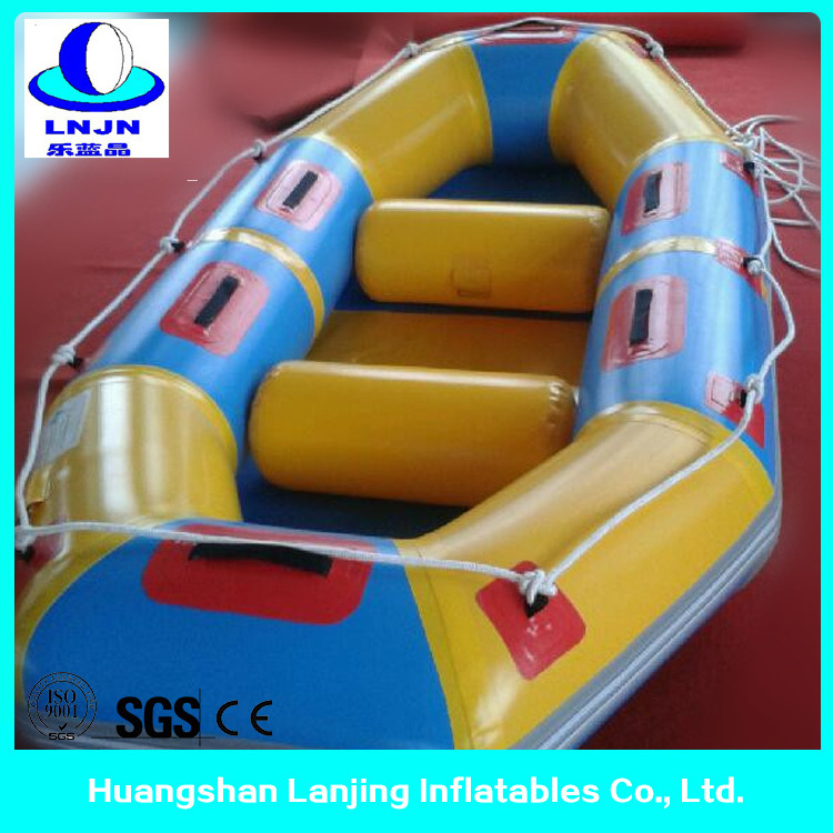 Factory Inflatable Kayak Rowing Plastic Boat 2-4 Person Paddle Dinghy ...