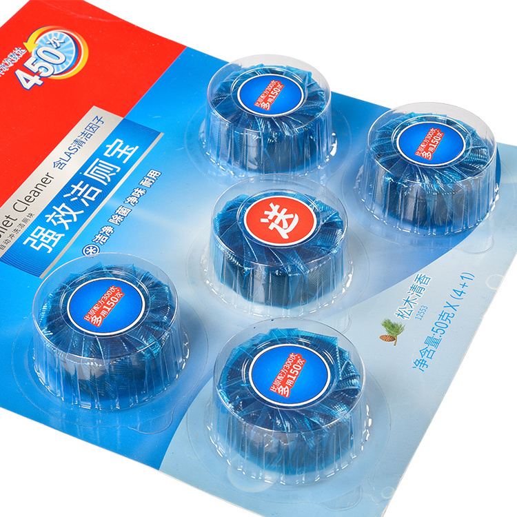 Lanju Easy Dissolve Automatic Toilet Bowl Cleaner Tablet + Toilet Blue ...