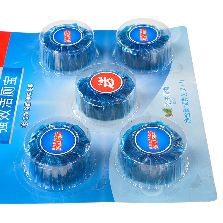 Lanju Easy Dissolve Automatic Toilet Bowl Cleaner Tablet + Toilet Blue ...