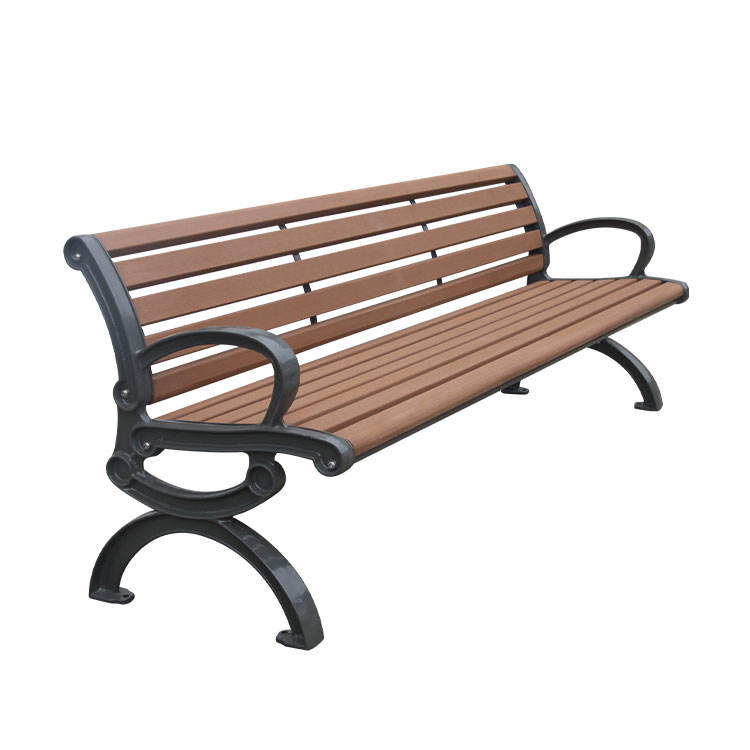 HYCY-01 outdoor wooden plastic composite street bench outside park ...