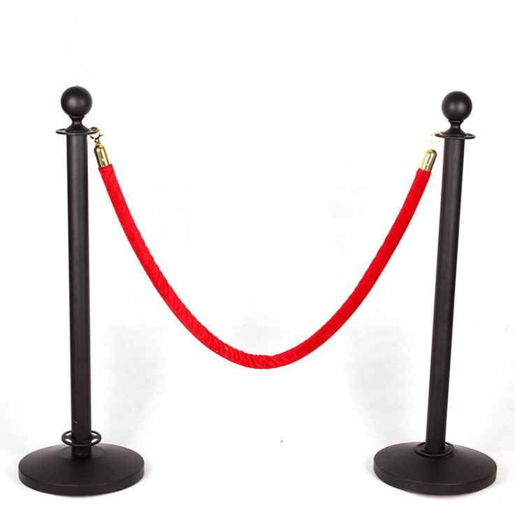 Customizable Red Carpet Pole And Velvet Queue Black Rope Barriers ...