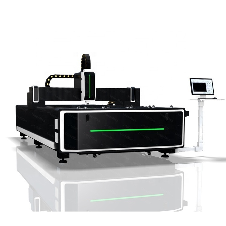 cheap laser cnc cutting machine optical fiber laser cutter 1kw 1500w ...