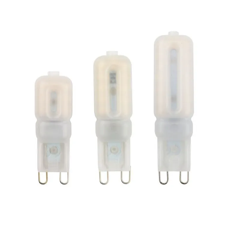 Plastic Cover with G9 Lamp Base 2 watts 4 watts 6watts LED G9 Bulb ...