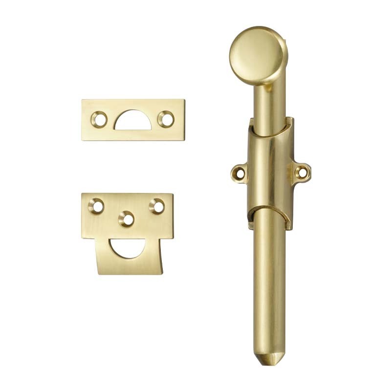 Brass Button Anti-theft Stainless Steel Barrel Tower Bolt Brass Dutch ...