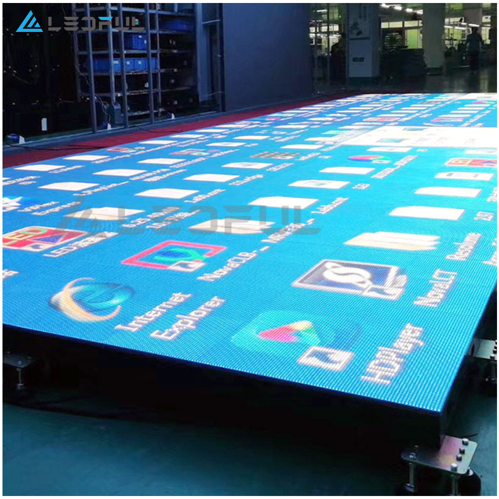 China New Wedding Party Stage Interactive LED color 3d Dance Floor ...