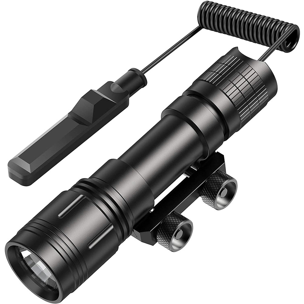 Tactical Flashlights Outdoor Portable LED Light Rechargeable Battery Ce ...