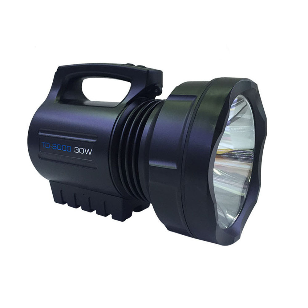 TD-8000 High Power Rechargeable Emergency Led Searchlight Flashlight for Outdoor Outdoor ...