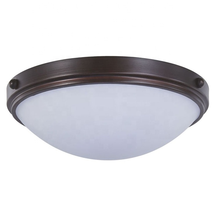 Vintage Circular Arc Drum Dome Ceiling Light Fixtures Flush Mount 3 ...