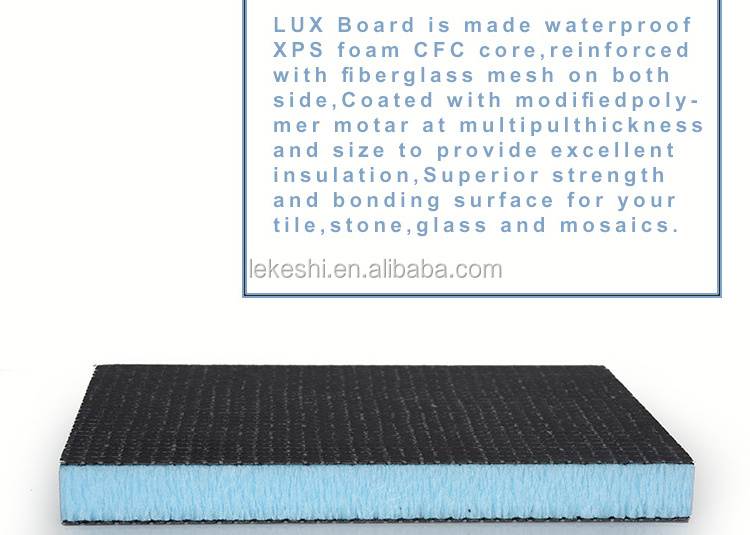 Styrofoam concrete floor insulation for heated flooring xps tile backer ...