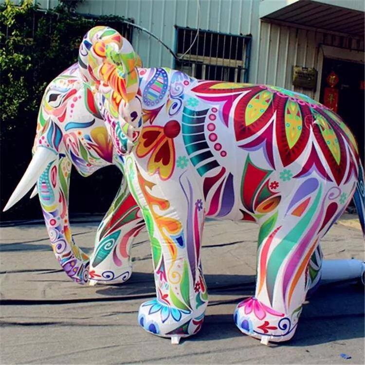 Giant colorful inflatable elephant decoration custom inflatable animals ...
