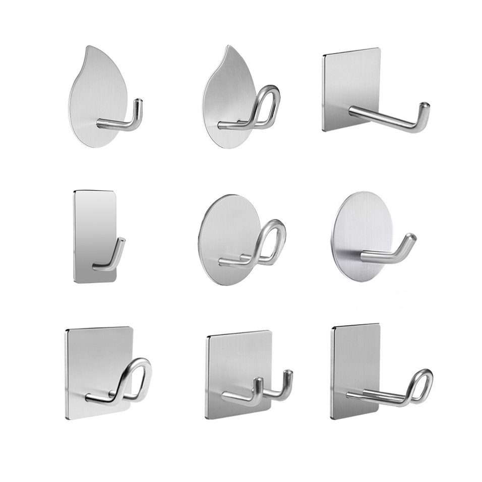 wholesale wall mounted hooks Transparent flower self-adhesive sticky ...