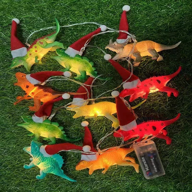10 Led Battery Animal String Light Room Party Decor Lion Tiger Panda ...
