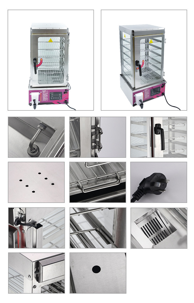 Multi Purpose Commercial Large Chinese Dim Sum Dumplings Electric Food ...