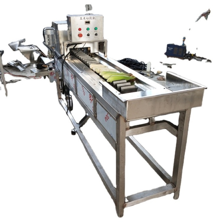 Automatic Sweet Corn Cutting Machine Fresh Corn Carrot Cutter Machine ...