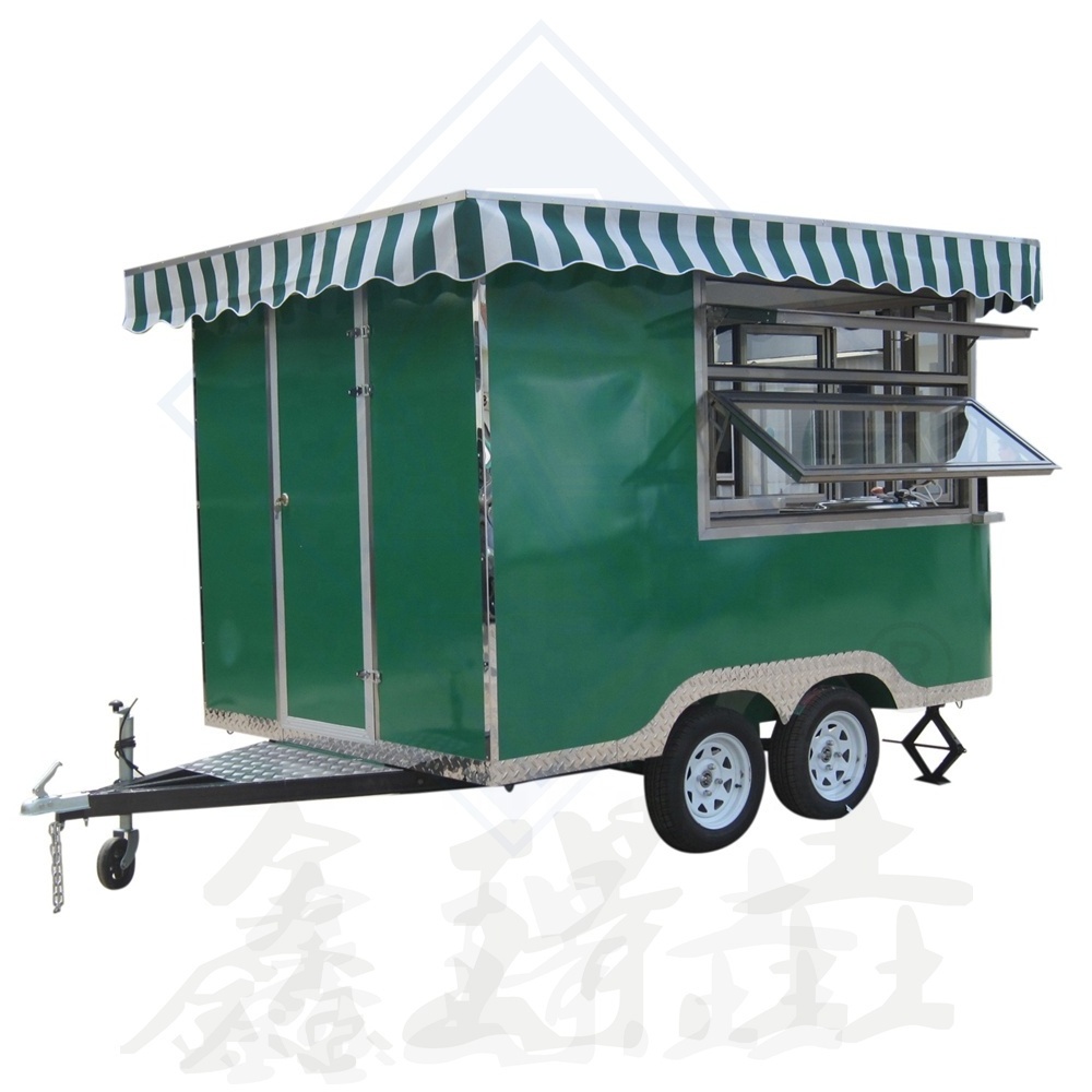 Food truck with air conditioner mobile french fries food cart truck ...