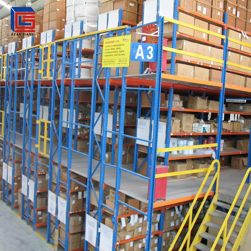 Metal pallet racking warehouse storage heavy duty shelves rack unit for ...