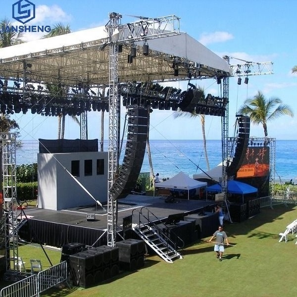 Adjustable Black Aluminum Catwalk Stage Platform with Curved Shape for ...