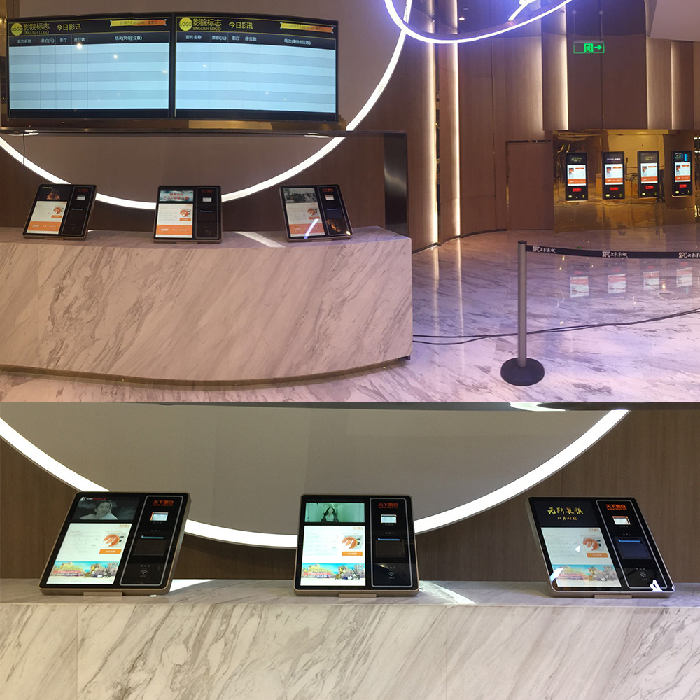 Touch Screen Tablet Self Service Kiosk Pos System Order Contactless ...