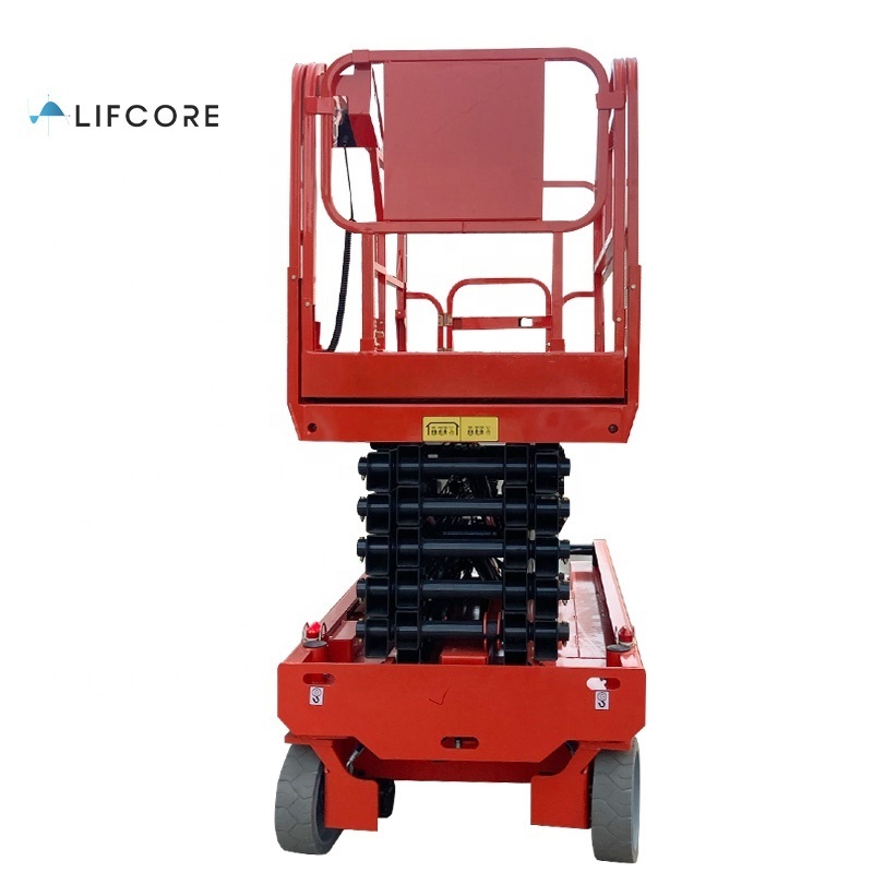 Electric dc battery self propelled scissor lift aerial working ...