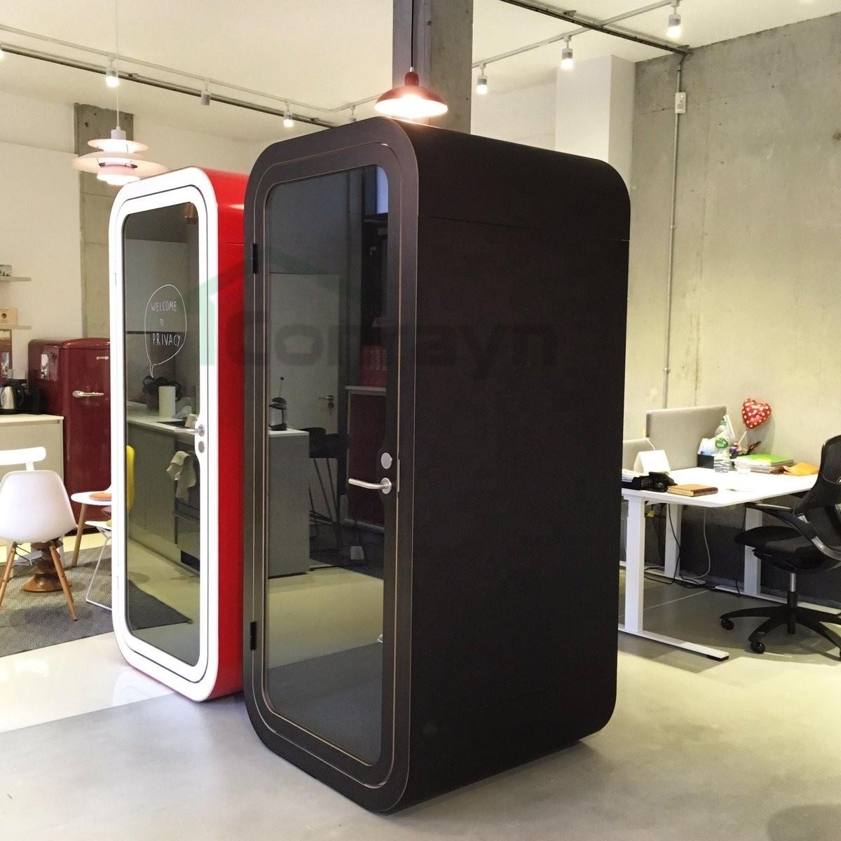 Acoustic Phone Booth Portable Privacy Vocal Cabin Soundproof Meeting ...