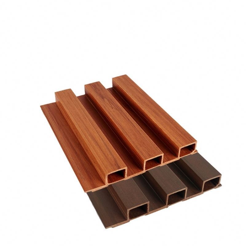 Grooved Grille Background Wood Laminate Wall Coconut Shell Wall Panels ...