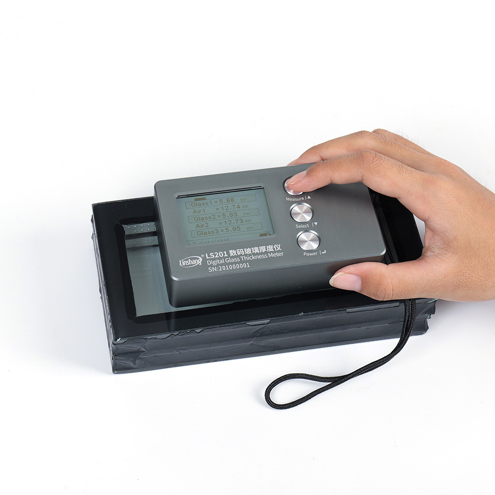 LS201 Digital Hollow Glass Thickness Meter Gauge Double Triple Glazing ...