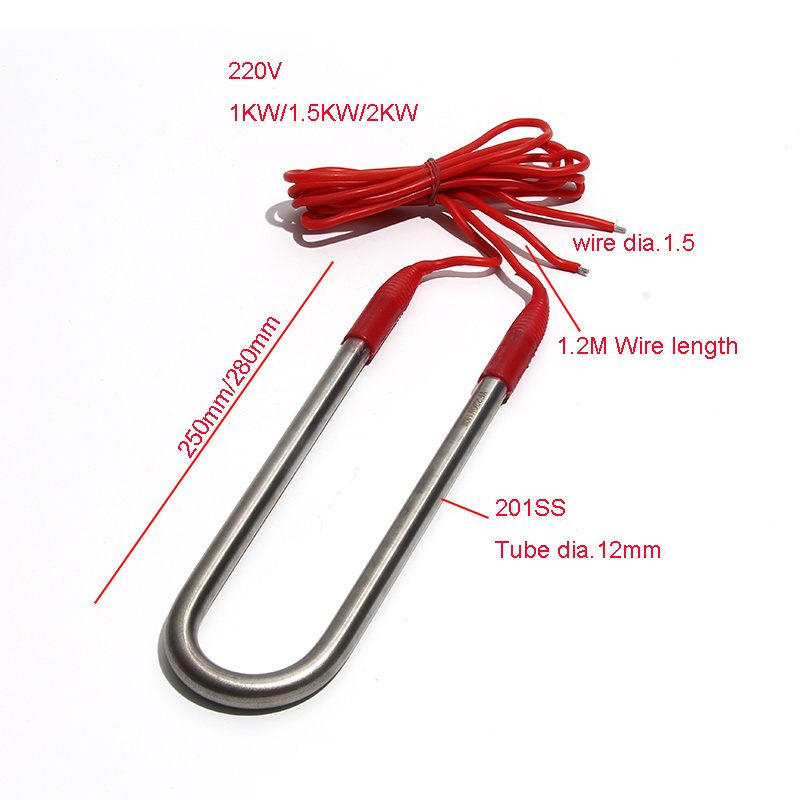 LJXH 220V Water Heater Element Submersible Diving Electric Heating Pipe ...