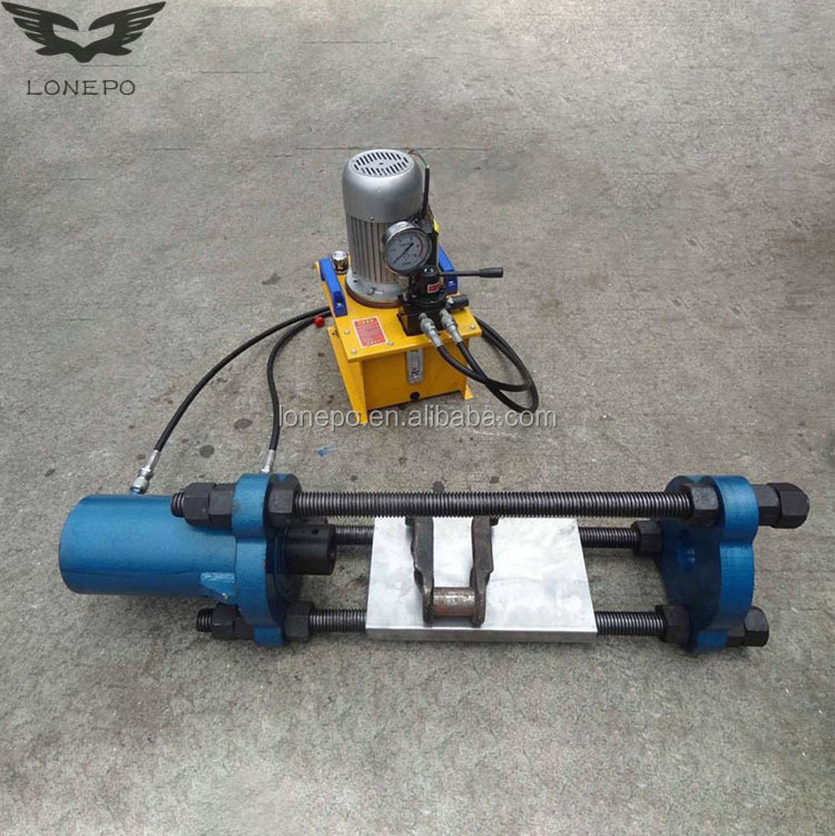 Portable hydraulic track link pin press for excavator and bulldozer ...