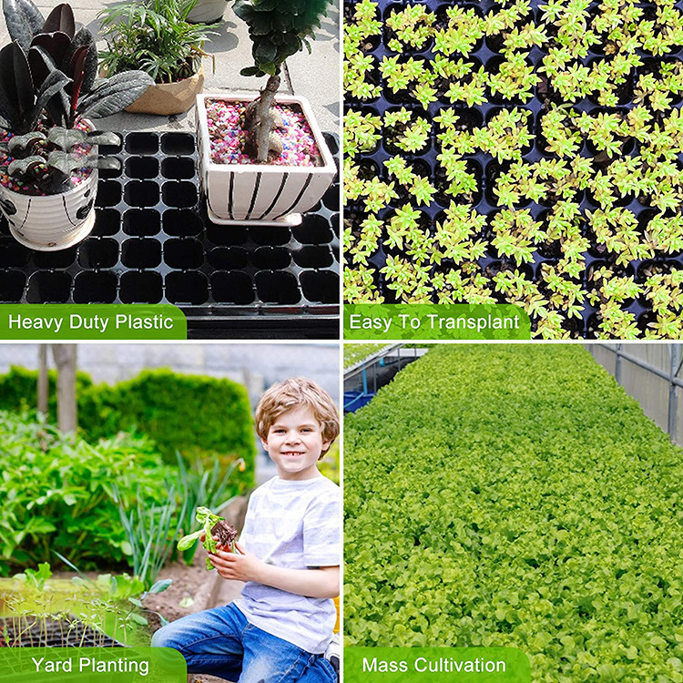 50 72 128 cells plastic garden plant hydroponic propagation nursery ...