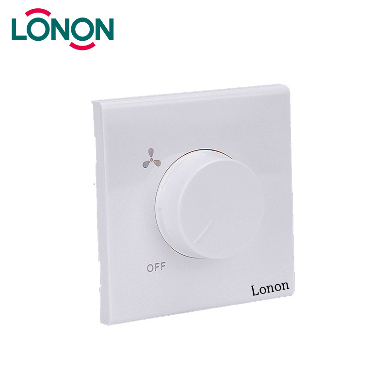 220V ceiling fan speed variable control controller one gang wall switch ...