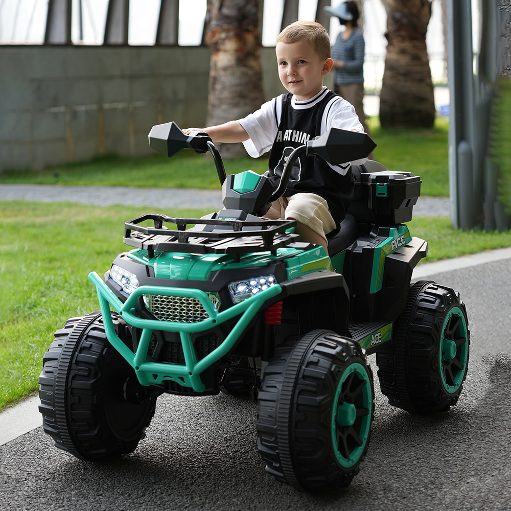 kid atv self-driving children's toy car kids 12v utv 4x4 two seat utv ...