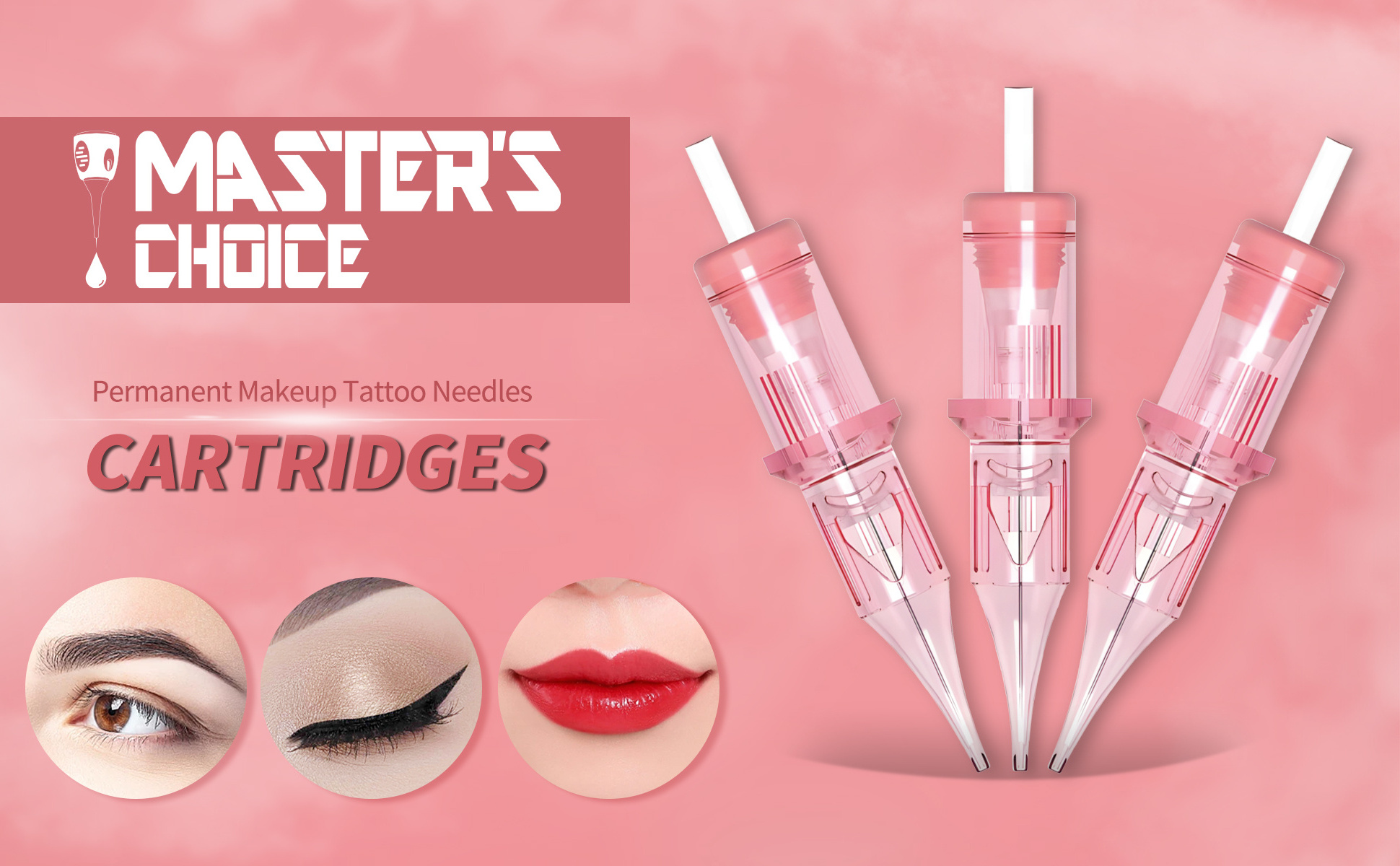 OEM Pink Medical-grade Universal Needle Cartridge Disposable Needle ...